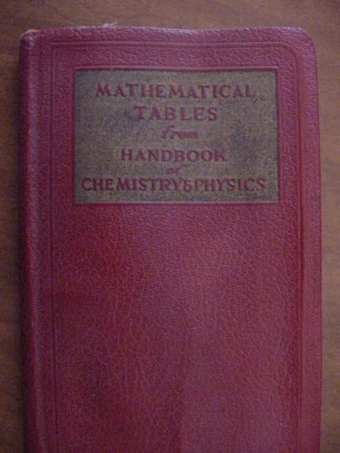 Chemical Tables From Handbook of Chemistry and Physics - | Amazon.com ...