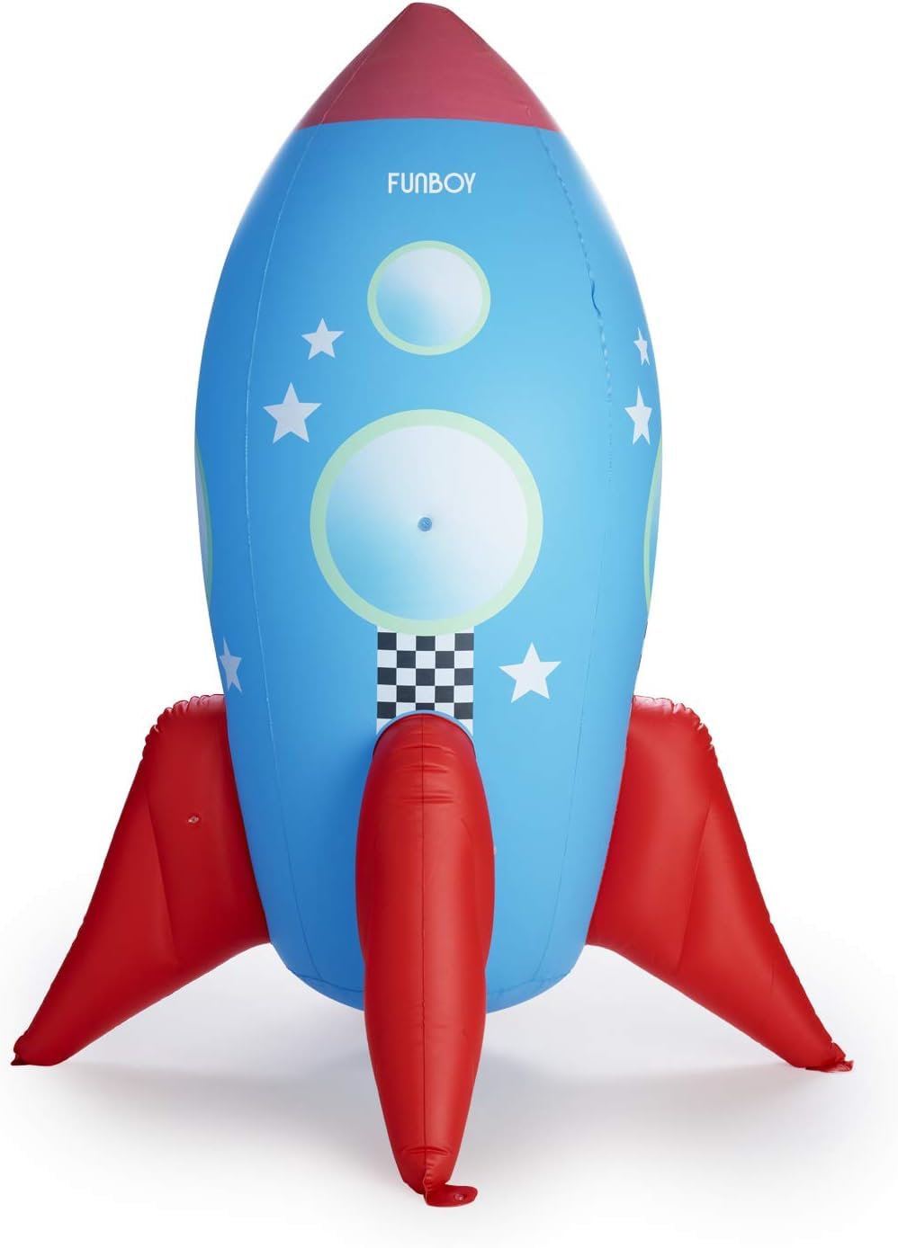 Amazon.com: FUNBOY Giant Inflatable Kids Rocketship Sprinkler, Perfect ...