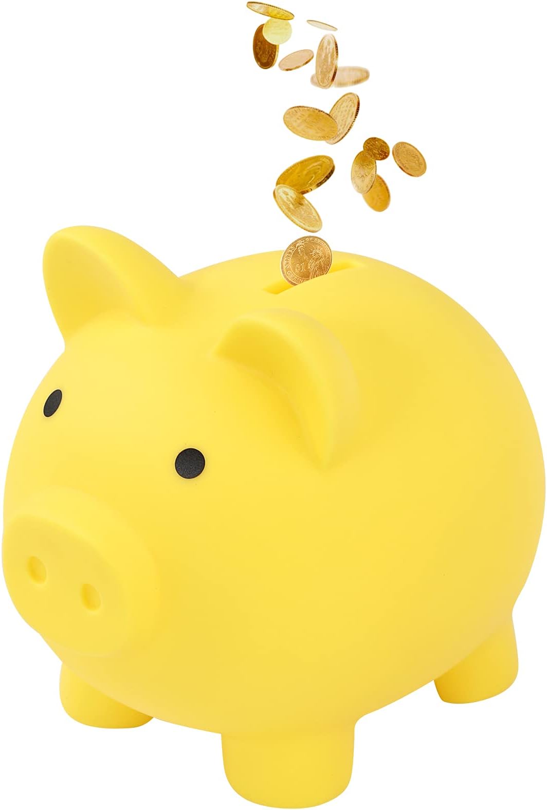 Amazon.com: KindGirls Large Piggy Bank, Unbreakable Plastic Money Bank ...