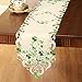 Amazon.com: Collections Etc Embroidered Irish Shamrock Table Linens ...