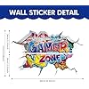 Amazon.com: 3D Game Wall Decals,Gaming Wall Stickers for Room Gamer ...
