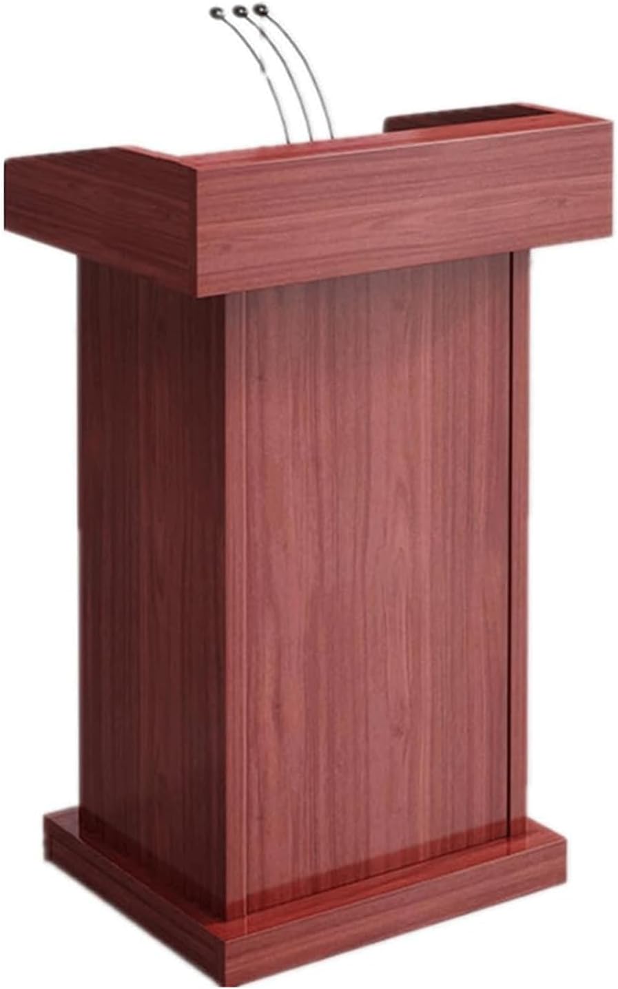 Amazon.com: Vertical Podium Wooden Lectern Simple Portable Pulpits ...