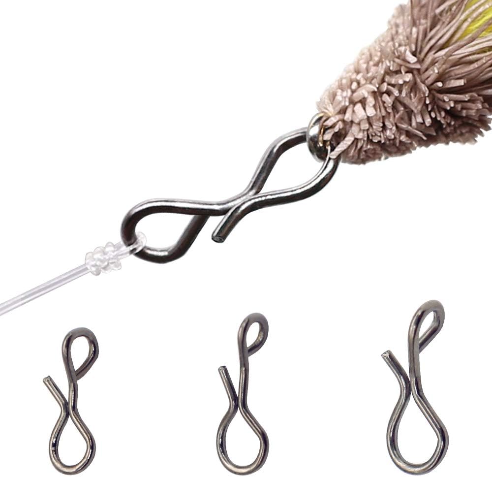 Amazon.com : XFISHMAN Fly-Clips-Tippet-Rings Fly Fishing No Knot Fast ...