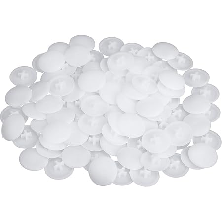 Amazon.com: CHICTRY 100Pcs Plastic Phillips Screw Cap Self-Tapping Hole ...