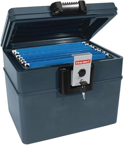 First Alert Fire chest 2037 Fire and water resistant Document Safe 17.5 ...