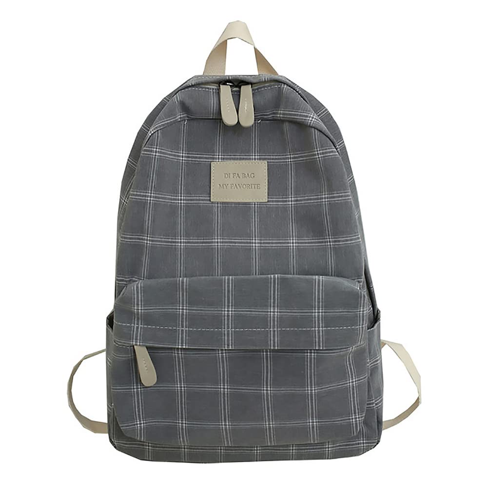 LOVECRAFT Light Academia Plaid Backpack for School Aesthetic Backpacks ...
