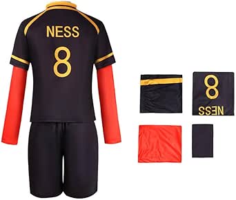 Blue Lock Anime Cosplay Fantasia Bastard Munchen Vermelho Uniforme Ness ...