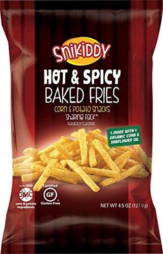 Amazon.com: Snikiddy Hot and Spicy Baked Fries 4.5 oz. Bag