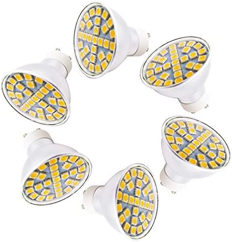 4 Watt GU10 LED Lamps, Replacement for 35W 410 LM, Warm White 3000K ...