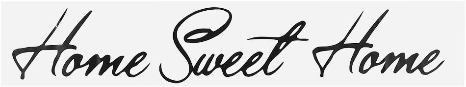 Adesivi Murali,Home Sweet Home Removibile Autoadesivo Impermeabile PVC ...