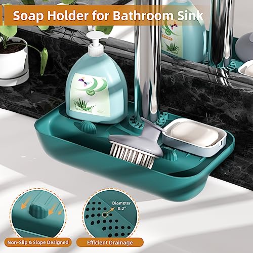 Snapklik.com : Antimbee 2-in-1 Sink Sponge Holder And Sink Splash Guard ...