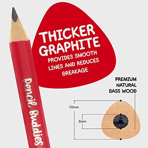 Snapklik.com : Short Jumbo Pencils For Kids, Preschoolers, Kindergarten ...