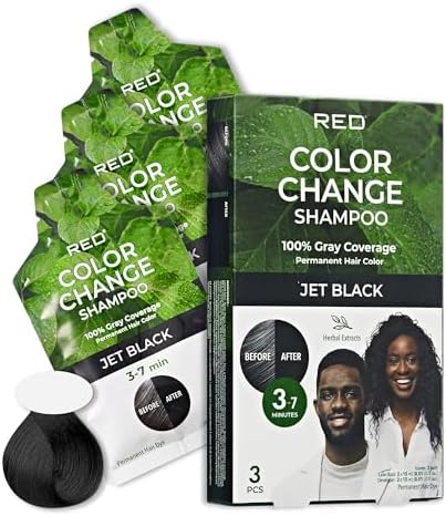 Amazon.com : Red by Kiss Color Change Shampoo – Permanent Hair Color ...