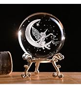 Amazon.com: IFOLAINA Tree of Life Crystal Ball with Lighted Base Laser ...