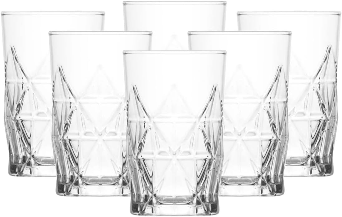 Amazon.com | BOHEM'S Small Juice Glasses, Mini Clear Glass Cups ...