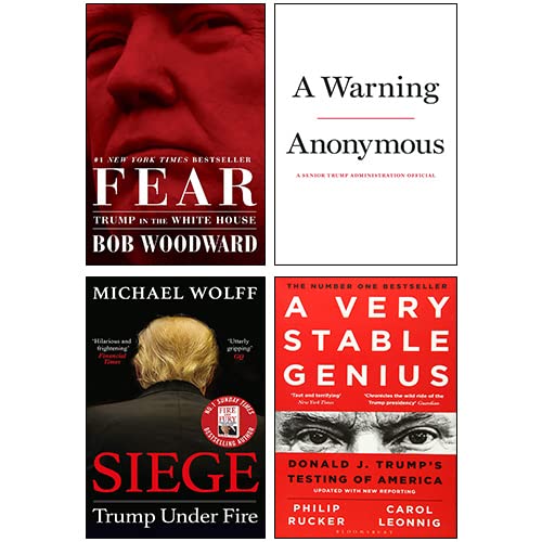 Fear: Trump in the White House, A Warning [Hardcover], A Very Stable ...