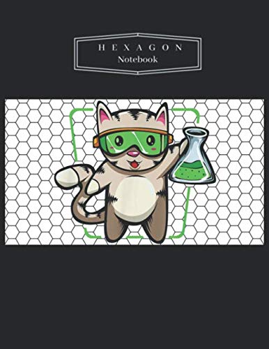 Hexagon Notebook: Carbon Copy Lab Notebook Spiral Hexagonal Graph Paper ...