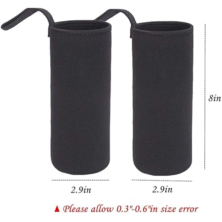 Amazon.com: Sunkey 7 Pack Neoprene Water Bottle Sleeve 12oz - 19.4 oz ...
