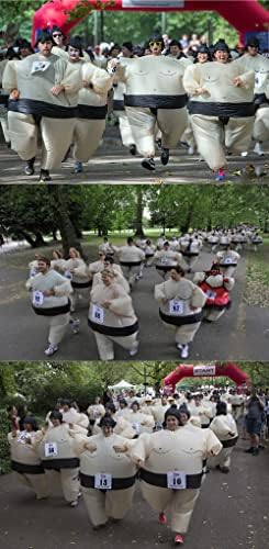 Amazon.com: JASHKE Inflatable Sumo Wrestling Suits, Sumo Costume Adult ...