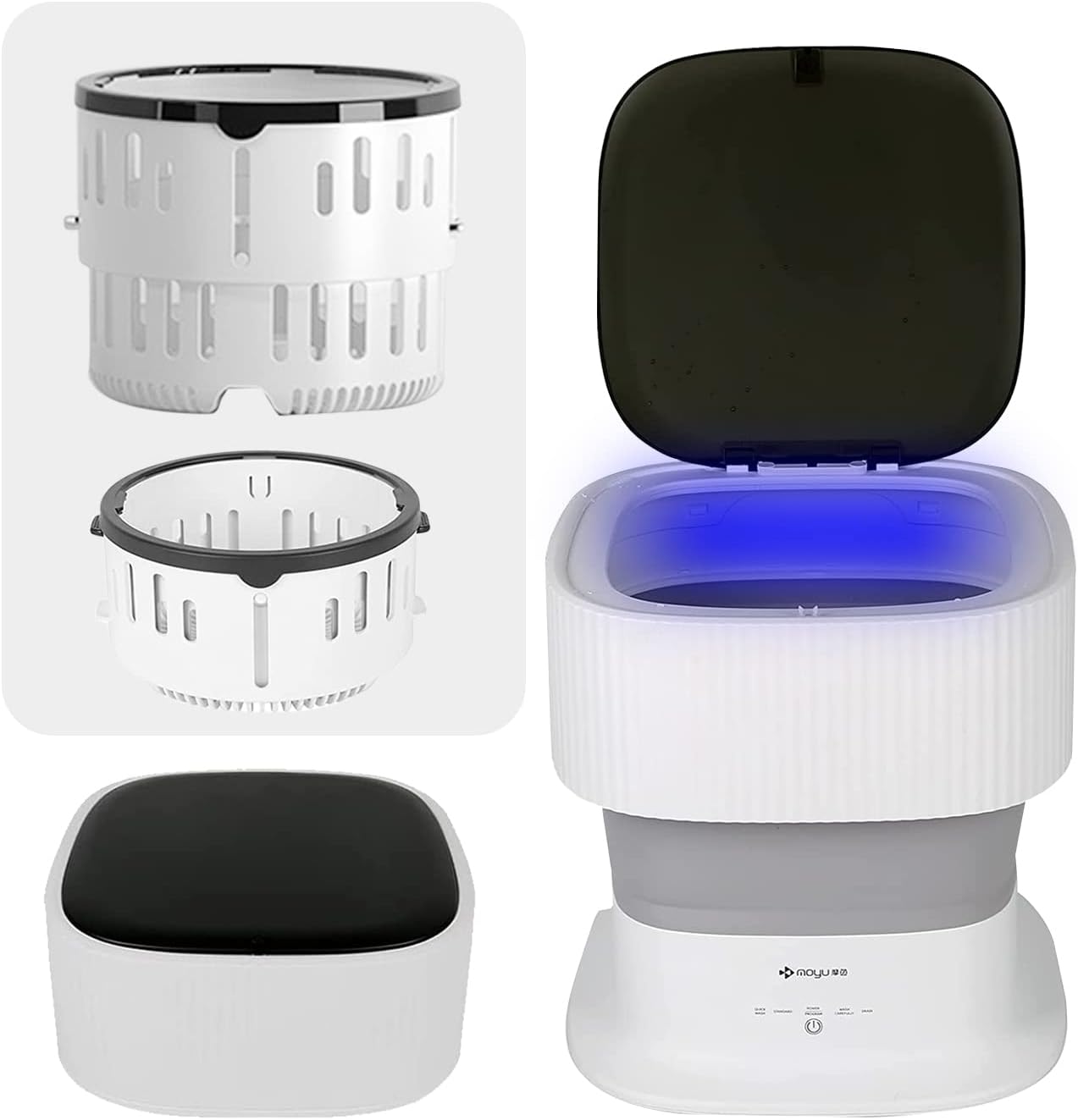 Amazon.com: Mini portable washing machine, Foldable washing machine ...