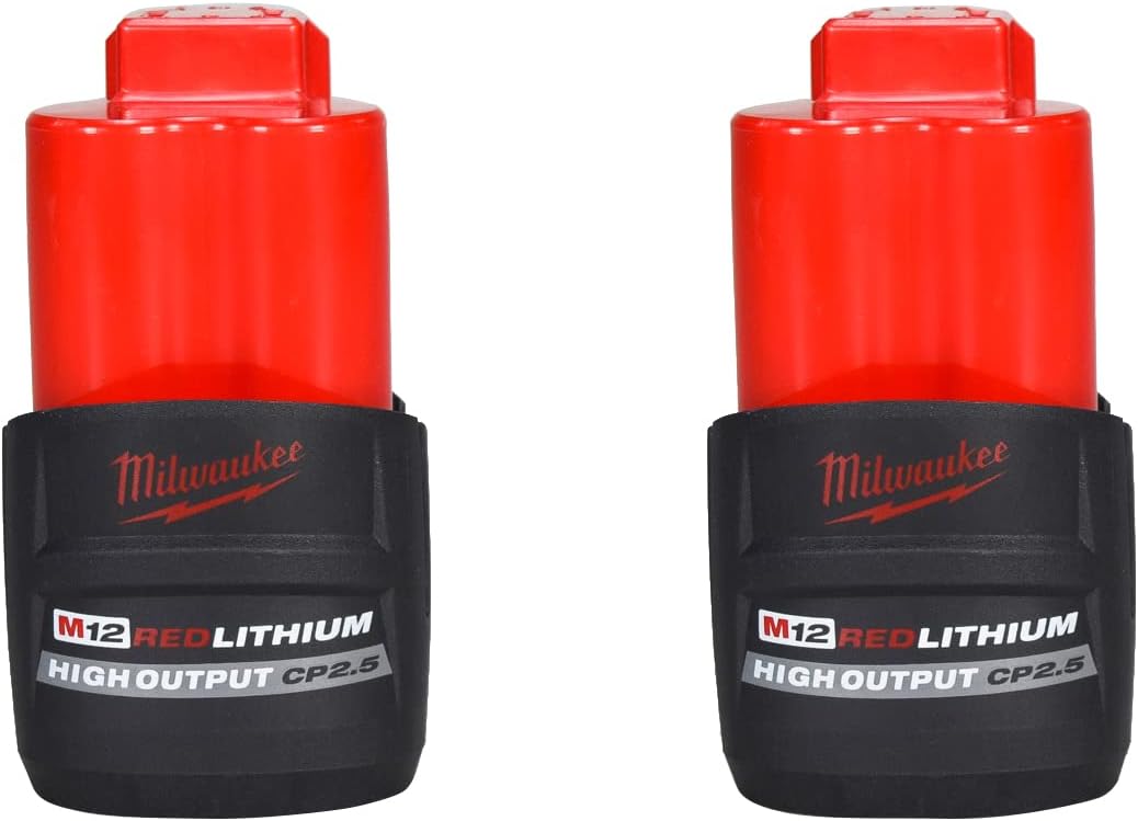 Amazon.com: Milwaukee 48-11-2425 12V Lithium-Ion Hight Output CP2.5Ah ...