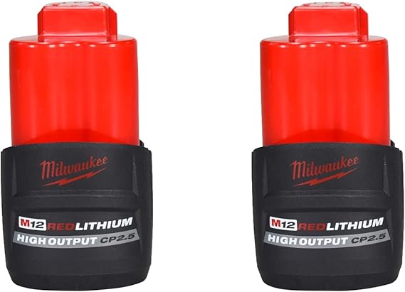Amazon.com: Milwaukee 48-11-2425 12V Lithium-Ion Hight Output CP2.5Ah ...