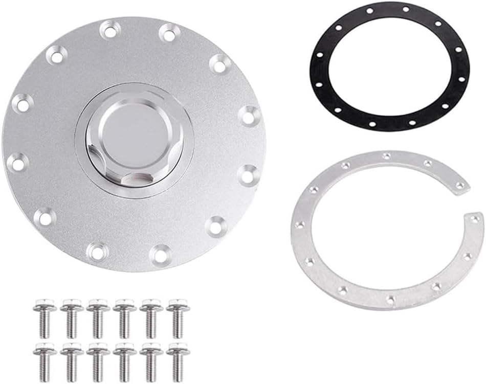 Amazon.com: Billet Aluminum Easy Fill Fuel Cell Cap with 12 Hole Cell ...