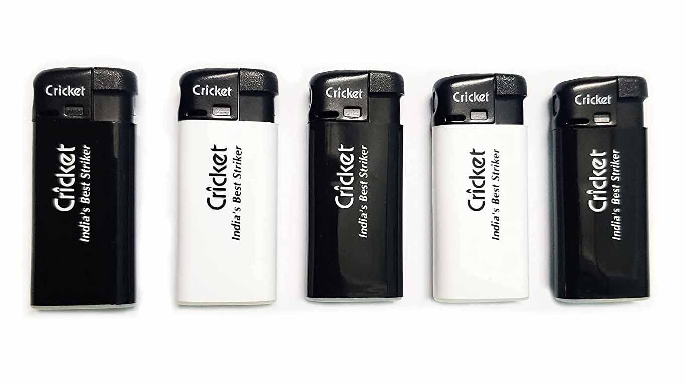 Cricket Pocket Nylon Lighter Electronic Mini Disposable Pack of 5 ...