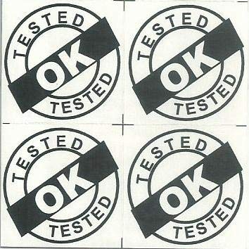 OK Tested 1.2 X 1.2 Cms Stickers for Products & Packets Marking ...