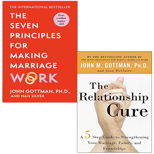 John Gottman 2 Books Collection Set (Seven Principles For Making ...