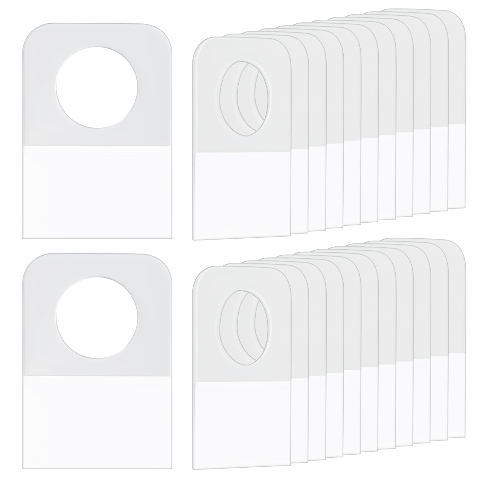 Amazon.com : Ymapinc 300Pcs Self Adhesive Hanging Tabs Clear Plastic ...