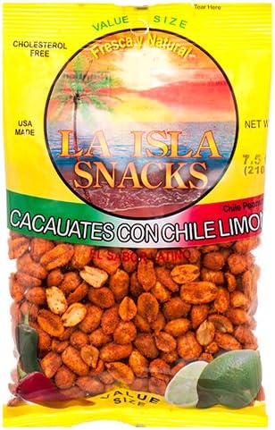 Amazon.com : Island Snacks Chile Lemon Peanuts, 8 oz : Grocery ...