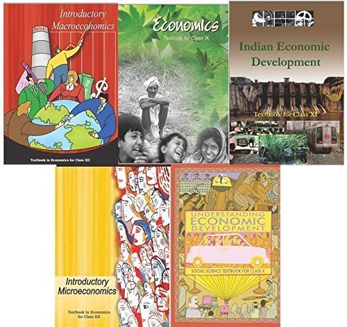 NCERT Economics Class 9 to 12 (Set of 5 Books) : NCERT: Amazon.in: Books