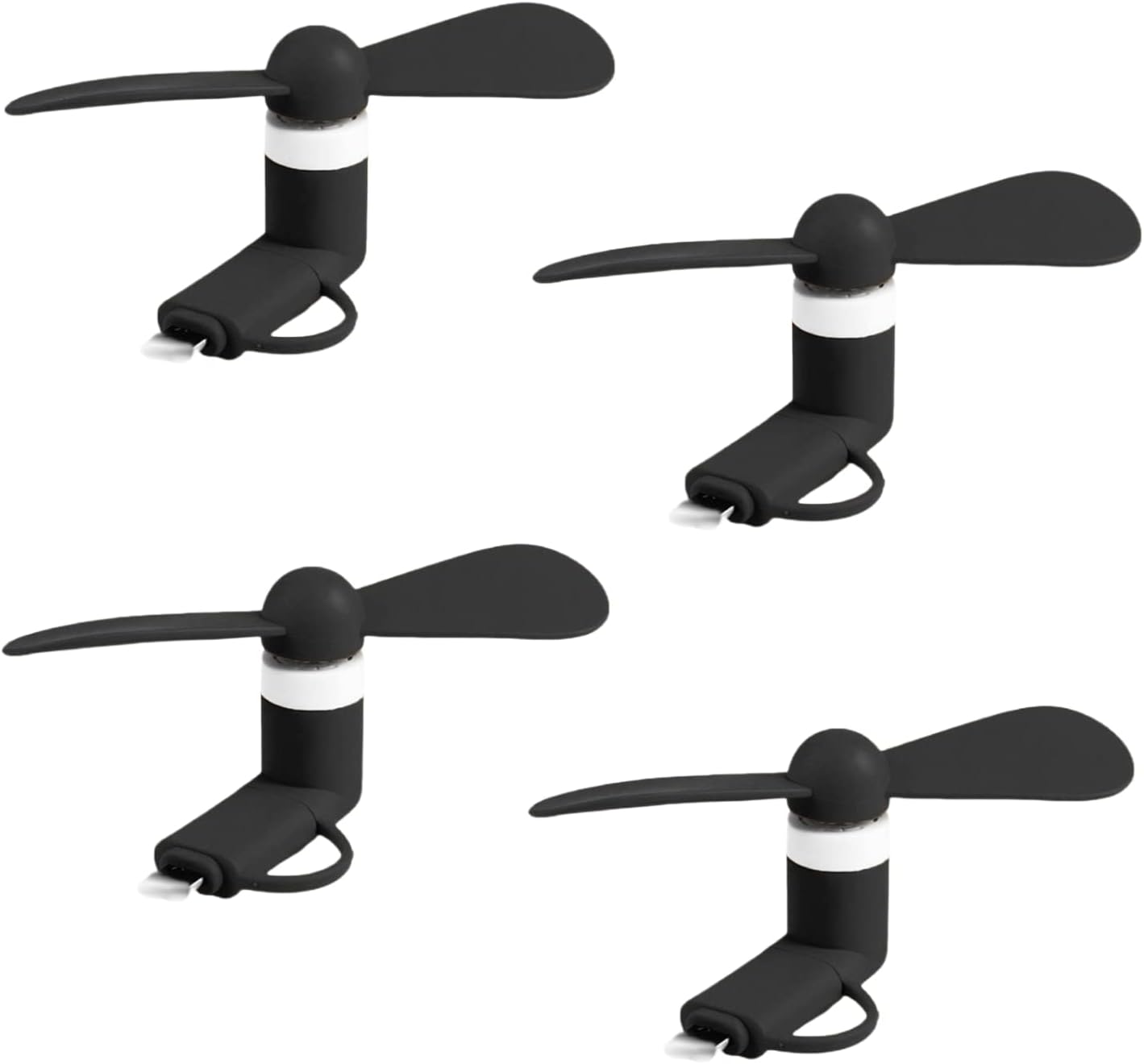Amazon.com: Personal Mini USB Fans for Cellphones - 4 Pack Portable ...
