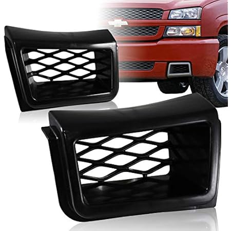 Amazon.com: EPARTS Pair SS Style Front Bumper Caliper Air Duct Vent ...