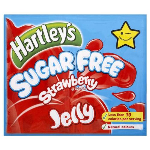 Amazon.com: Hartleys Sugar Free Strawberry Flavour Jelly 12 x twin 23gm