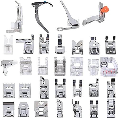 Gemsy 32 Sewing Machine Presser Foot Feet Kit | Fit for All Machine ...