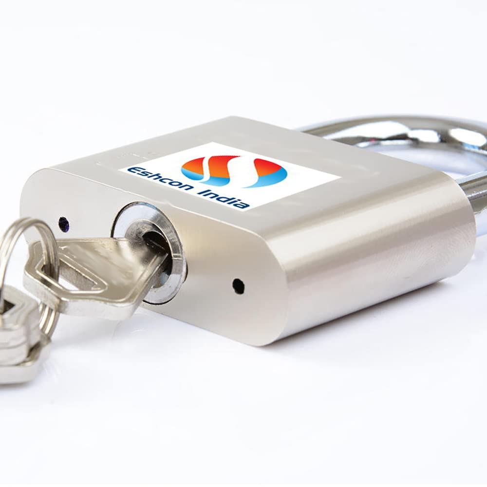 Eshcon Brass Cylinder Steel Polished Heavy Duty Top Security Padlock ...