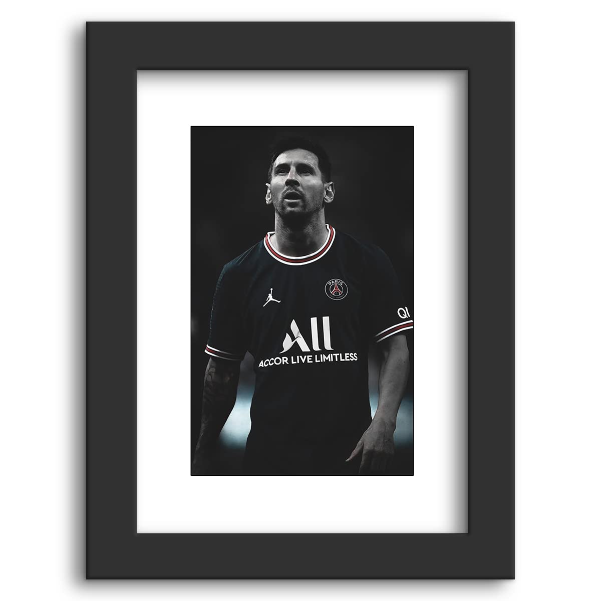 DmcreativityCraft Messi Poster - Photo Frames Barcelona Wall Decor ...