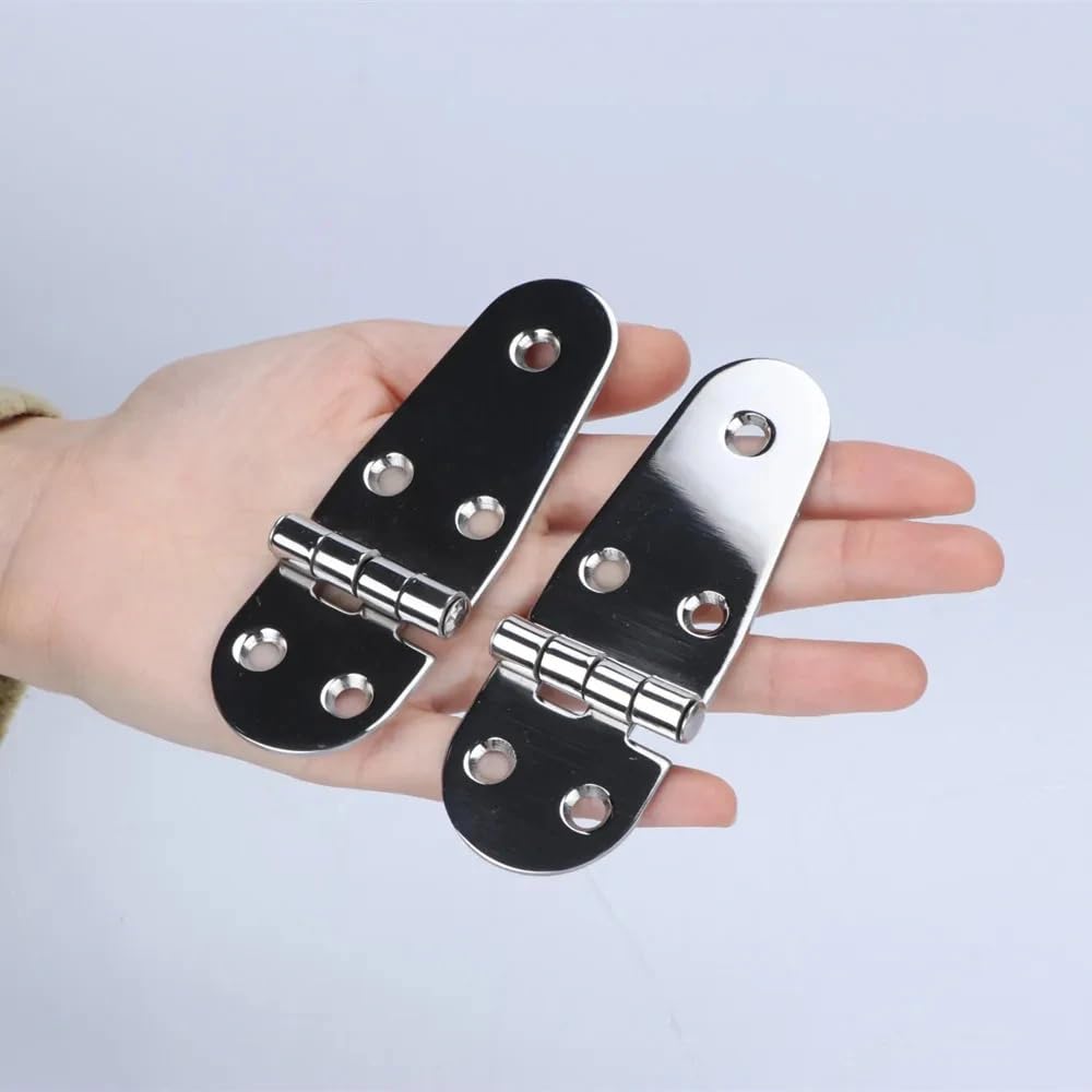 Snapklik.com : Stainless Steel Door Hinges 2 Pack