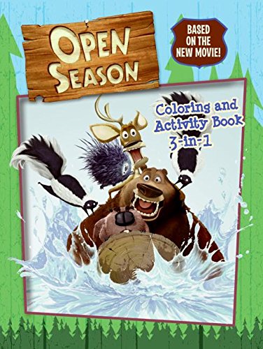 Open Season: Coloring and Activity Book 3-in-1 | Amazon.com.br