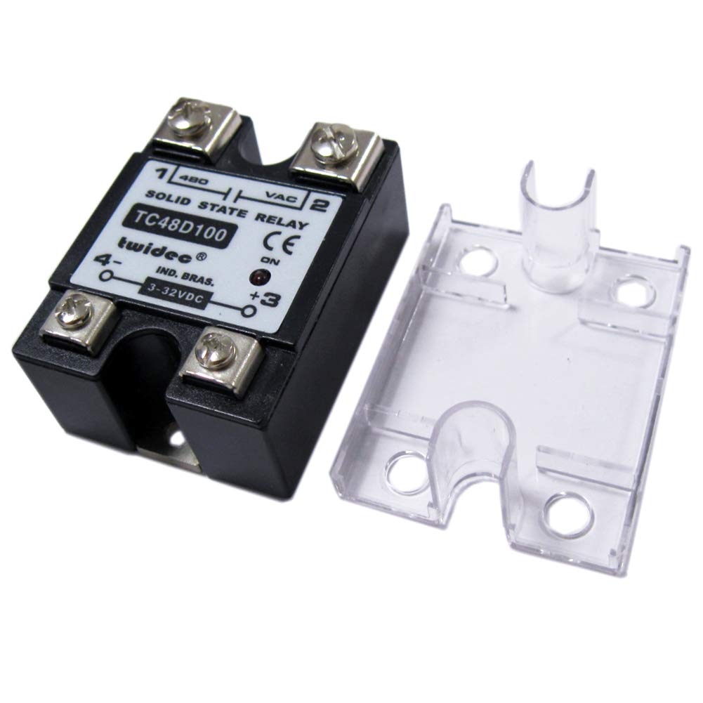 Snapklik.com : Output Single Phase SSR Solid State Relay 100A 3-32V DC ...