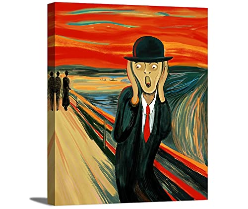 Screaming Man Painting