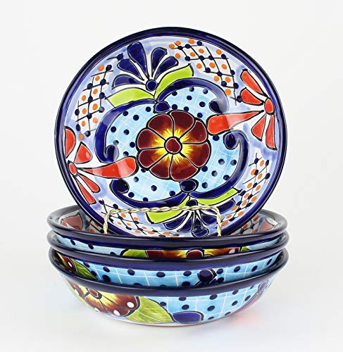 Talavera Dinnerware Set 16 piece, Mexican Style Dishware Set, Talavera ...