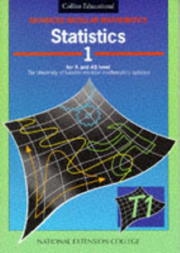 Buy Advanced Modular Mathematics – Statistics 1: v.1 Book Online at Low ...