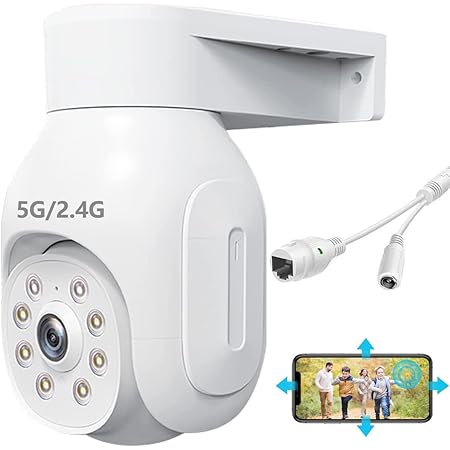 Amazon.com : 5G Security Camera, 3MP HD Video Resolution, 360 Degree ...