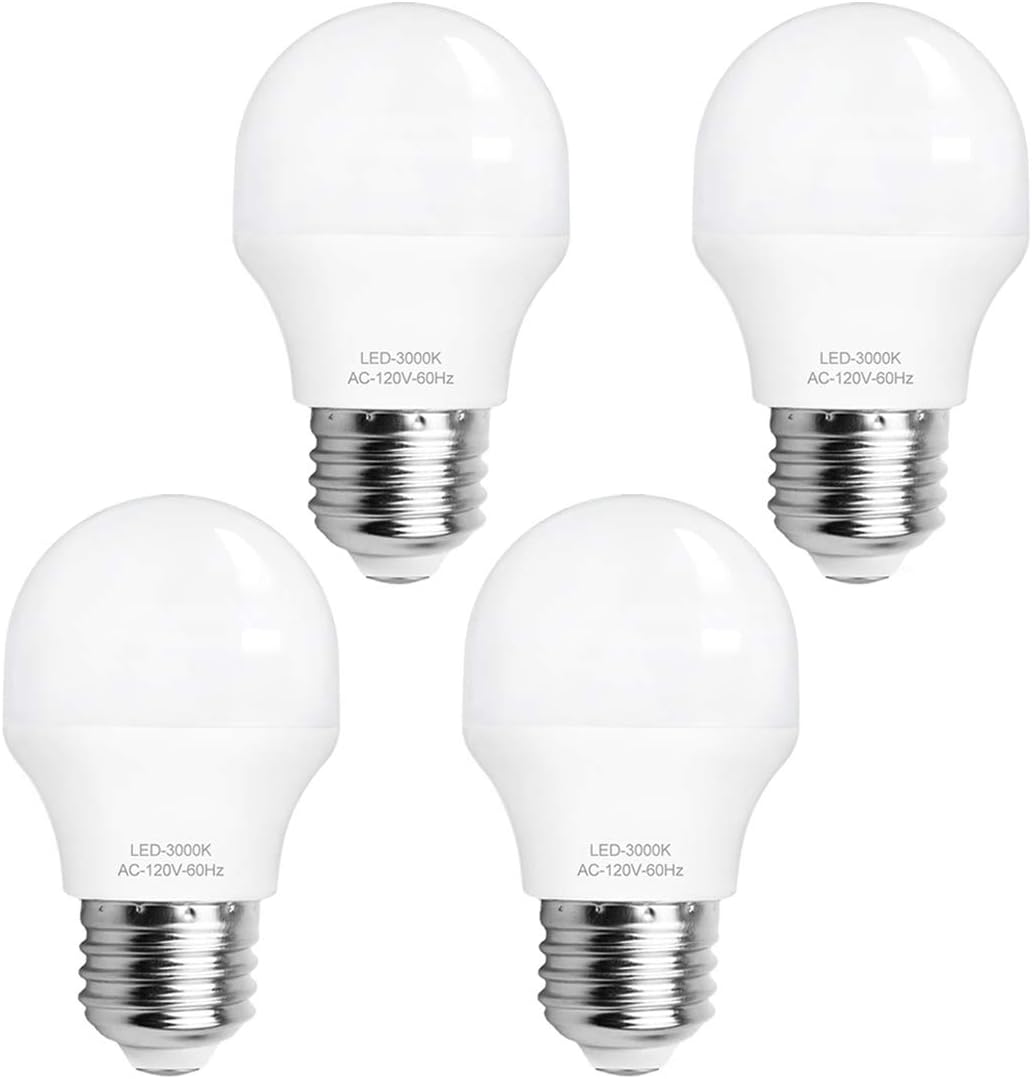 LED Light Bulbs E26 40 Watt Equivalent, 4 Watt A15 LED Appliance Bulb ...