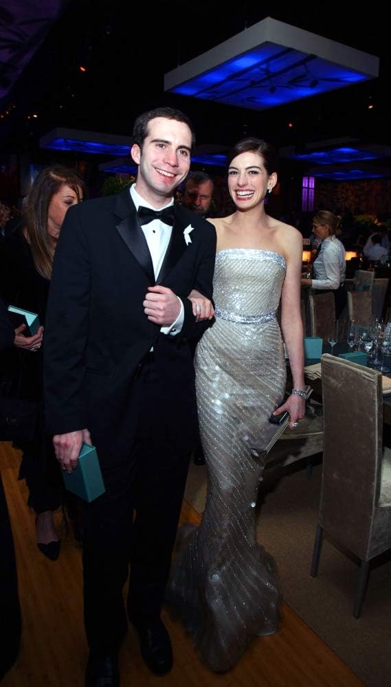 Brother Michael Hathaway, Anne Hathaway (Wearing An Armani Gown) In Attendance For 81St Annual ...