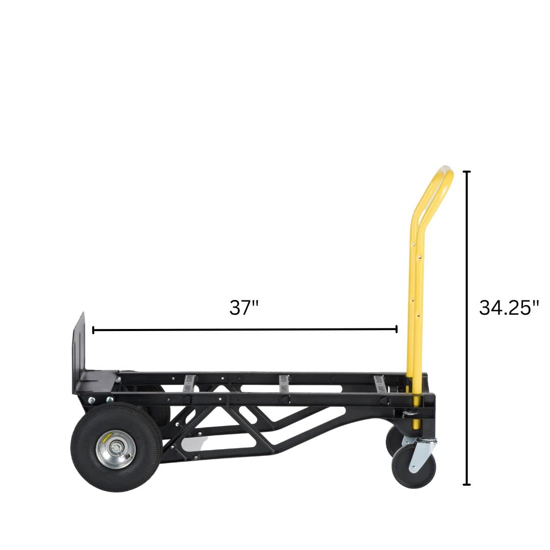 Snapklik.com : Harper Trucks 700 Pound Capacity Glass Filled Nylon ...