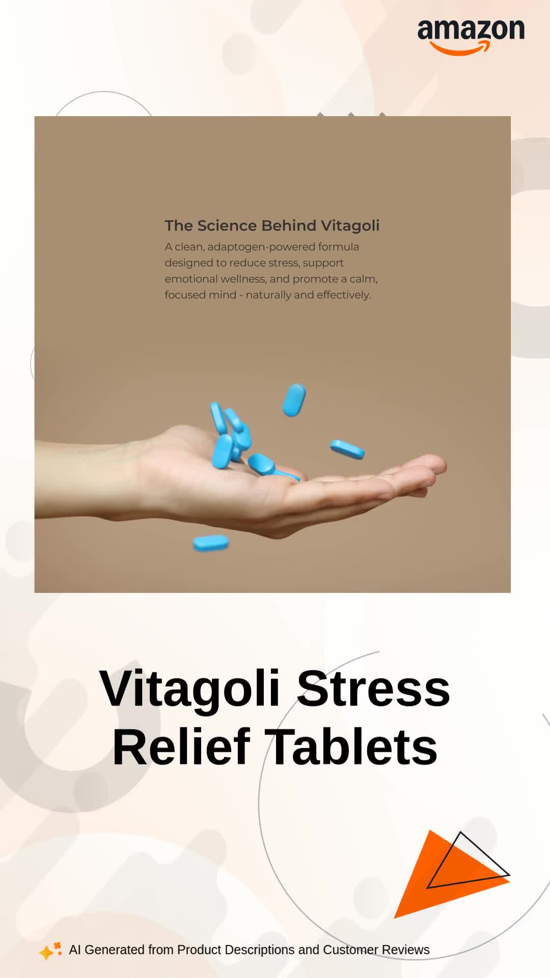 Watch Vitagoli Stress Relief Tablets on Amazon Live